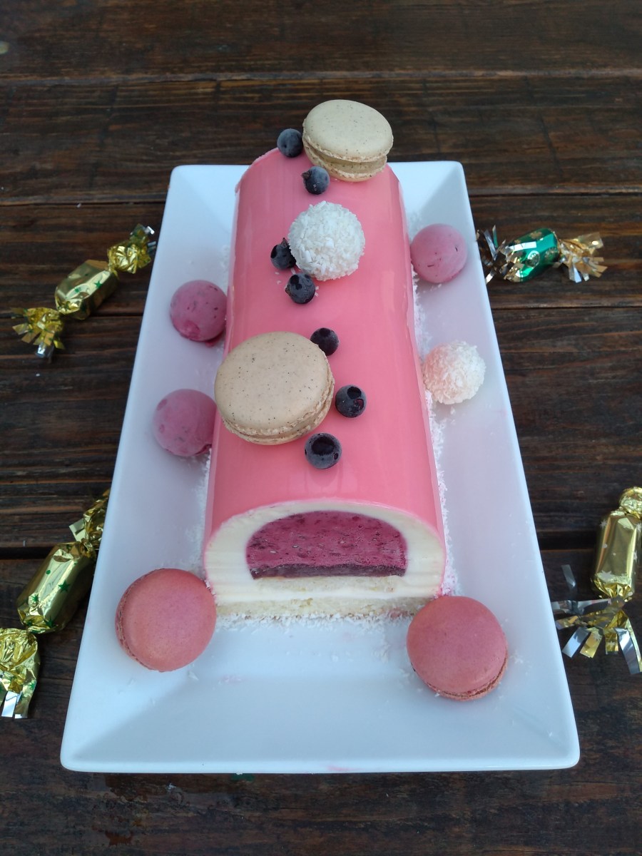 Bûche citron fruits rouges – Jez' s'amuse