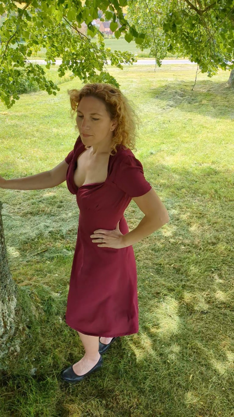 Robe vintage Butterick 6380 de Gertie – Jez' s'amuse